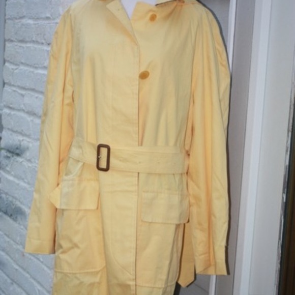 Burberry | Jackets & Coats | Burberry London Yellow Trench Coat | Poshmark